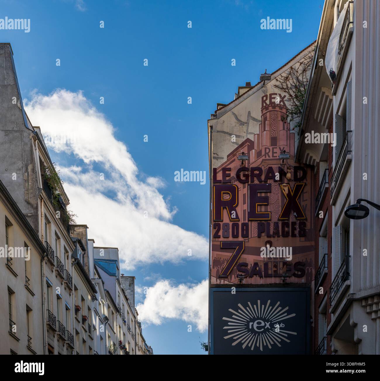 Paris, France - 11 30 2025 : the Grand Rex cinema, a legendary movie ...