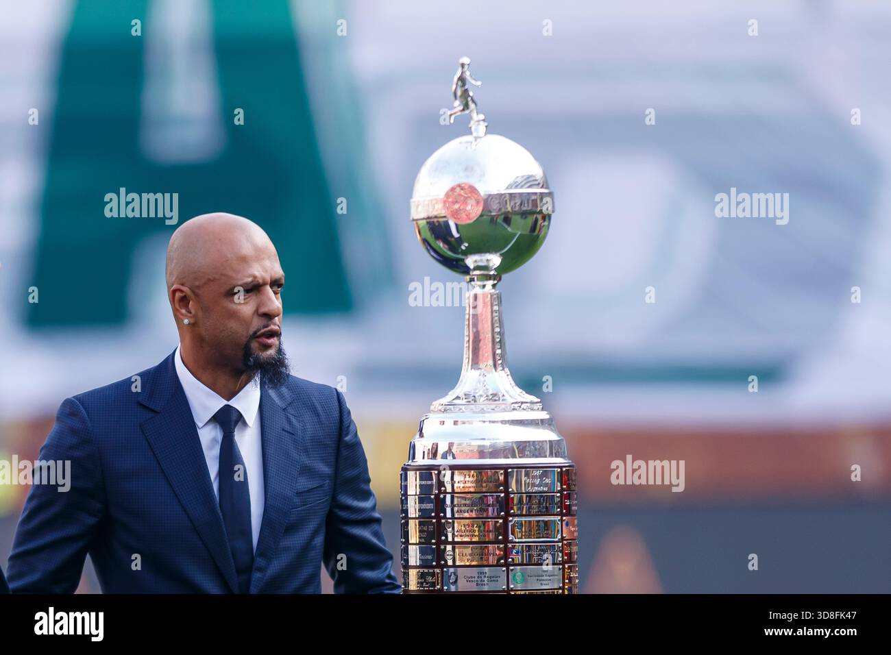 Lima, Peru - November 29: Felipe Melo former player of Palmeiras shows ...