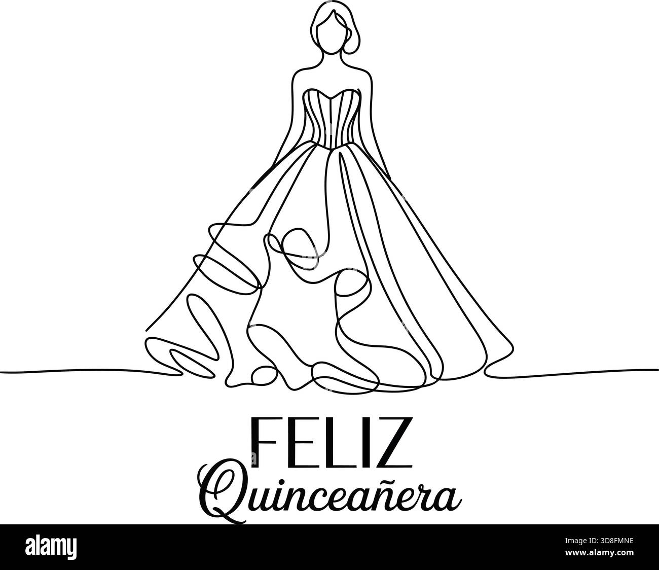 Mis Quince Anos calligraphy text my 15th birthday in Spanish hand ...