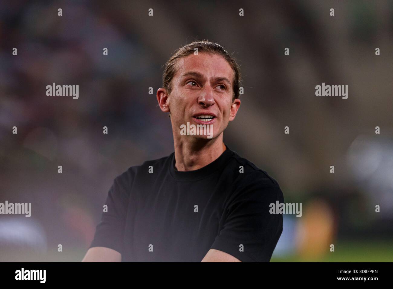 Lima, Peru - November 29: CR Flamengo Head Coach Filipe Luis celebrates ...