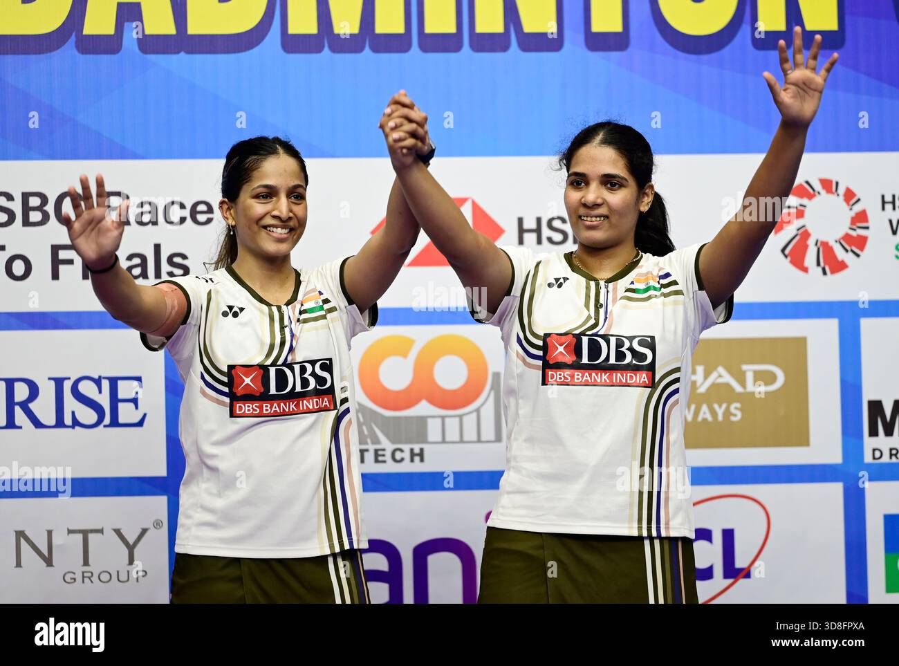 LUCKNOW, INDIA - NOVEMBER 30: Treesa Jolly and Gayatri Gopichand ...
