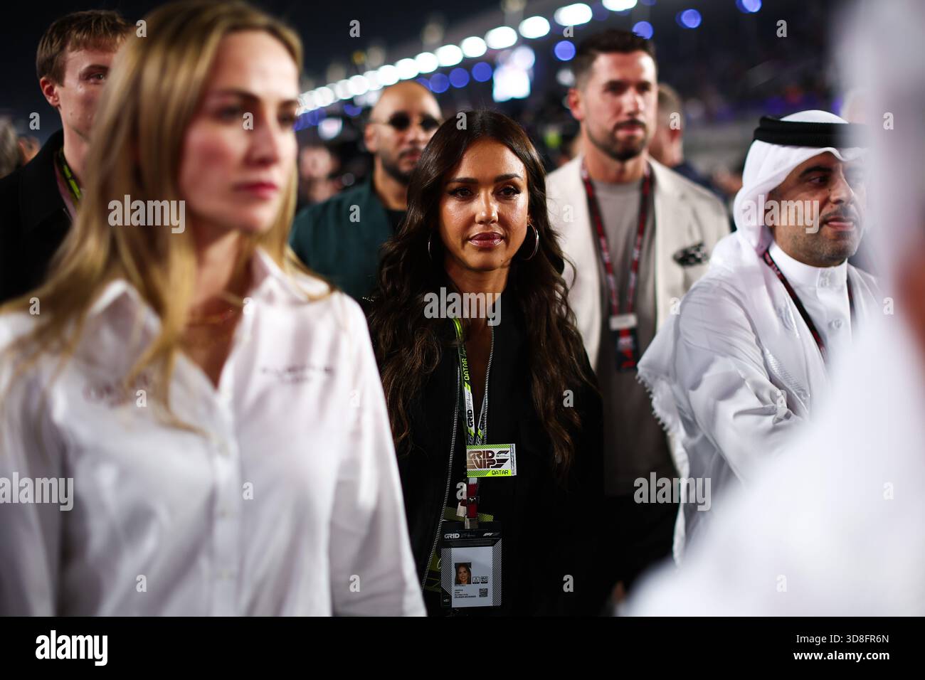 Jessica Alba, actress during the 2025 Formula 1 Qatar Grand Prix, 23th ...