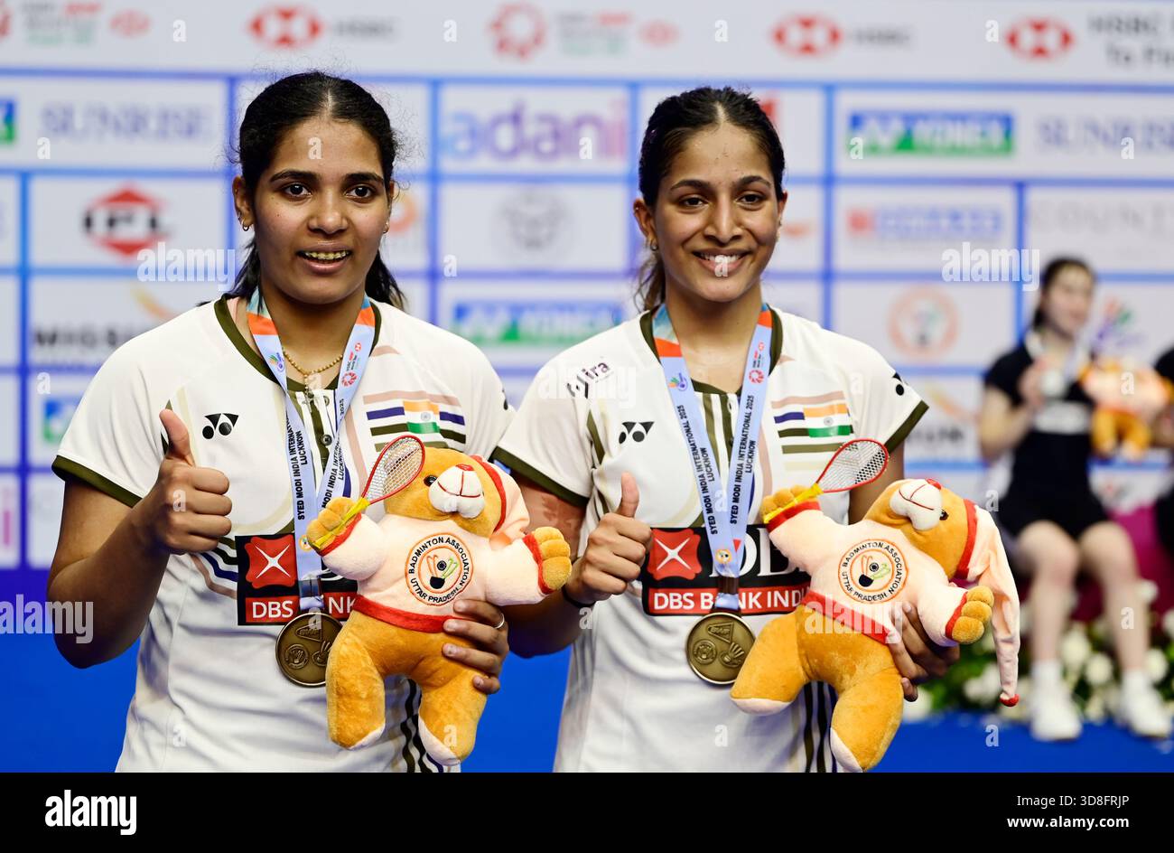 LUCKNOW, INDIA - NOVEMBER 30: Treesa Jolly and Gayatri Gopichand ...