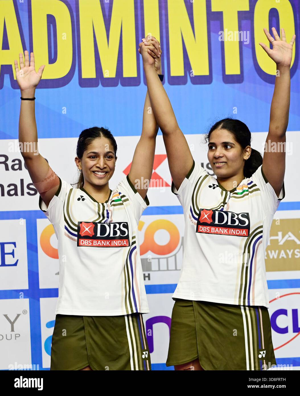 LUCKNOW, INDIA - NOVEMBER 30: Treesa Jolly and Gayatri Gopichand ...