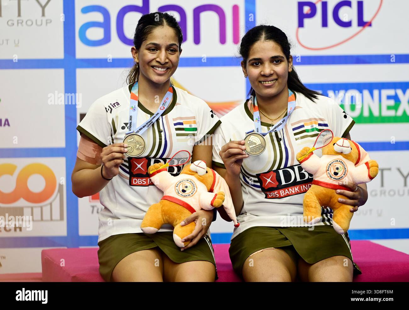 LUCKNOW, INDIA - NOVEMBER 30: Treesa Jolly and Gayatri Gopichand ...