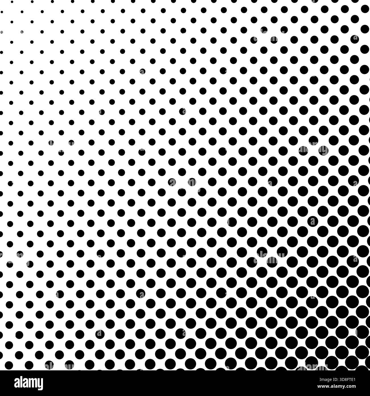 Diagonal dot gradient halftone Black and White Stock Photos & Images ...