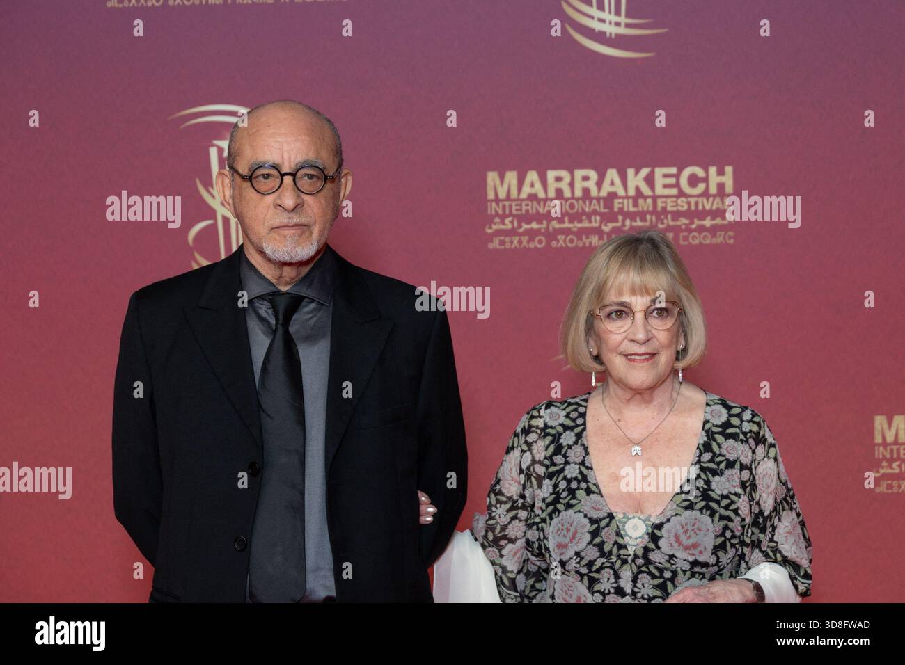 Ahmed Boulane and Carmen Maura attends the red carpet during day Three ...