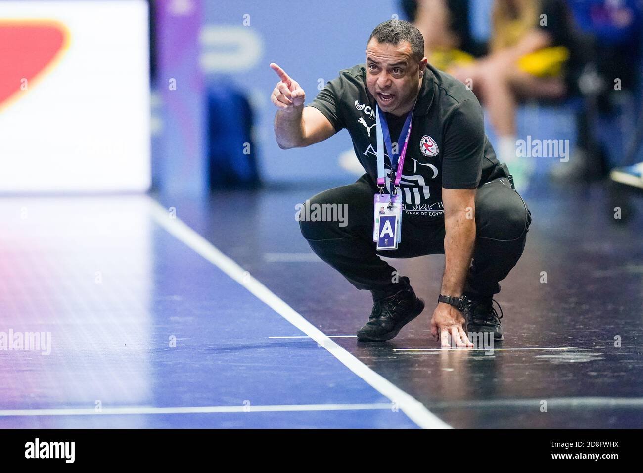 ROTTERDAM, NETHERLANDS - NOVEMBER 30: coach Amr Youssef Ayoubv during ...