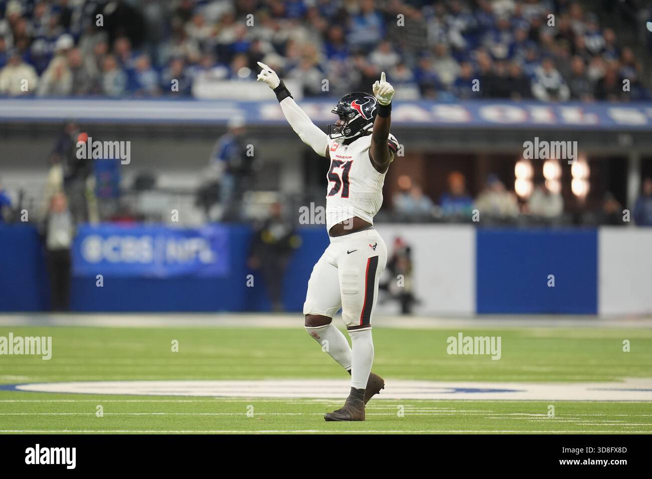 Houston Texans defensive end Will Anderson Jr. celebrates after the ...