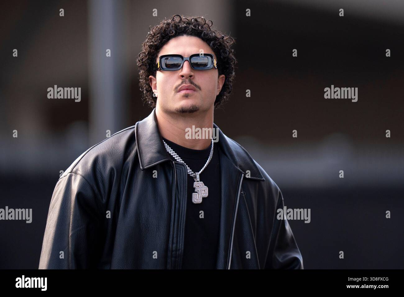 Philadelphia Eagles linebacker Jaelan Phillips arrives to the stadium ...