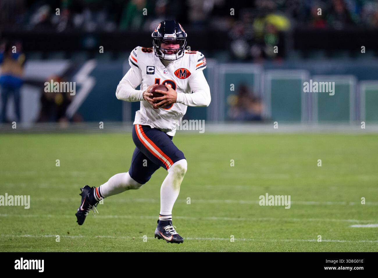 Chicago Bears quarterback Caleb Williams in action during an NFL ...