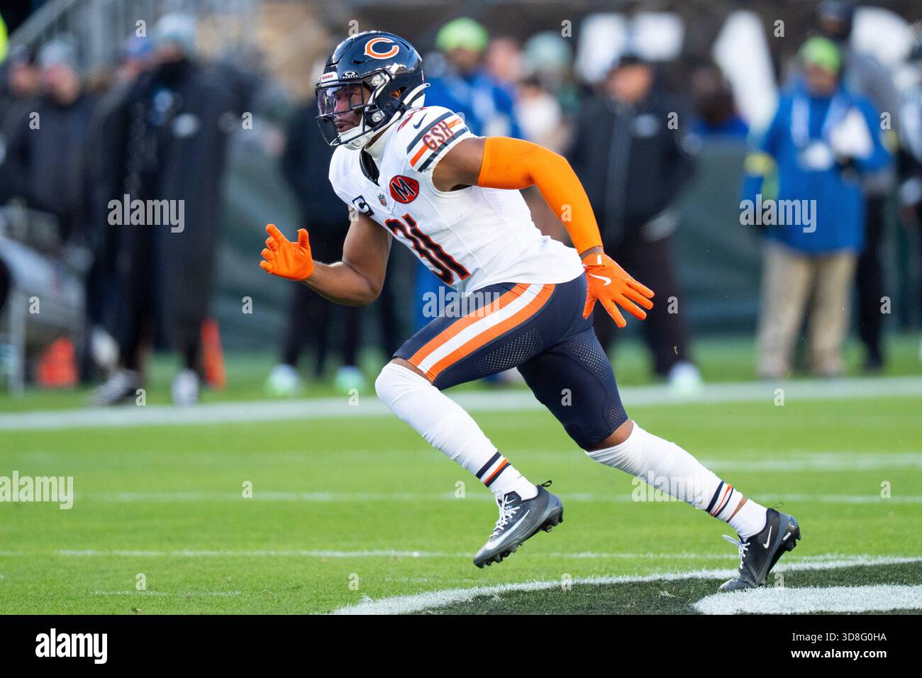 Chicago Bears defensive back Kevin Byard III in action during an NFL ...