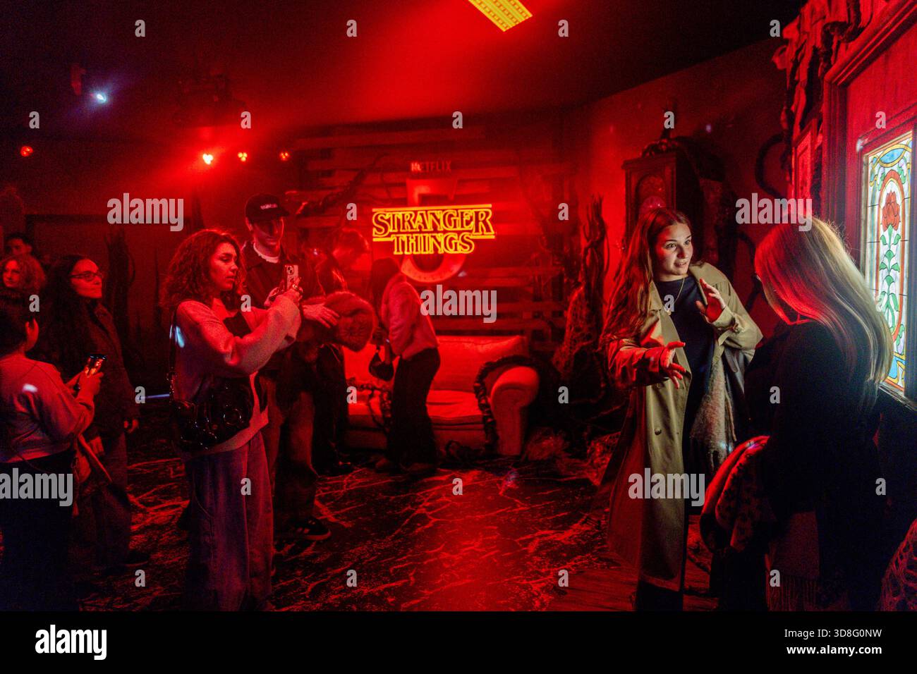 Exhibition set in the universe of the TV series 'Stranger Things', at ...