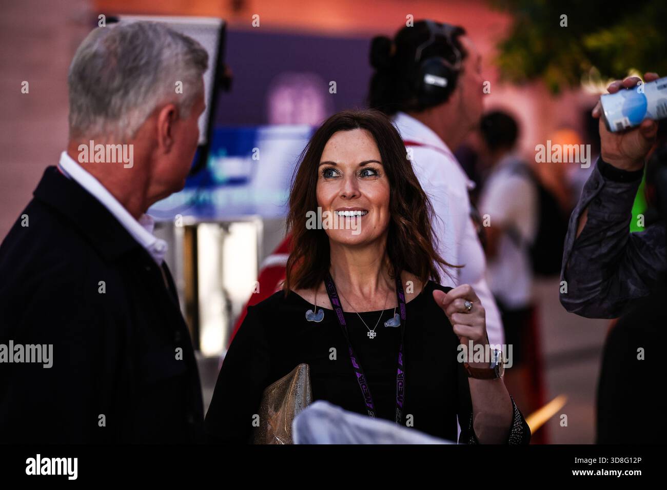 Lee McKenzie, f1 journalist during the 2025 Formula 1 Qatar Grand Prix, 23th round of the 2025 ...