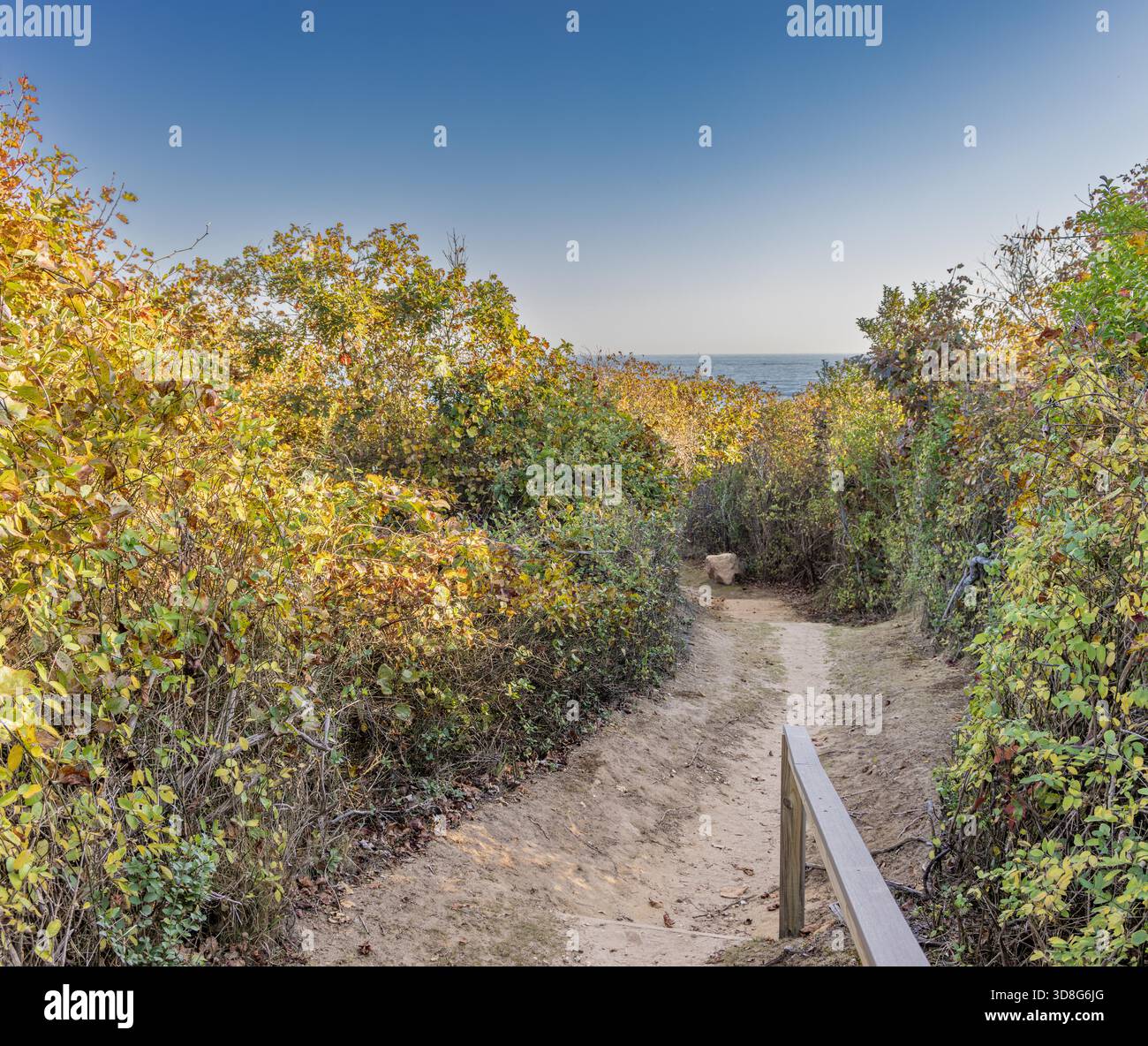 montauk beach access point, 9m on old montauk highway Stock Photo - Alamy