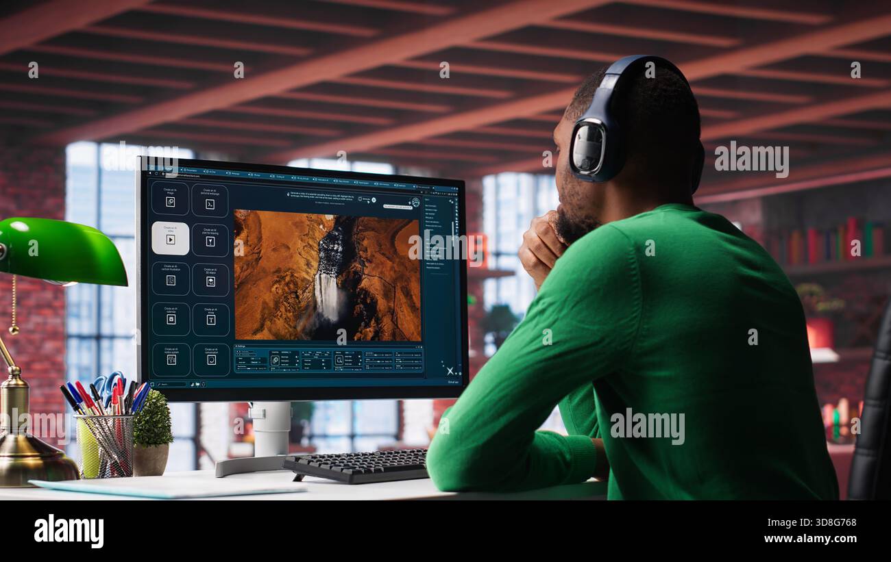 Digital editor uses ai hi-res stock photography and images - Alamy