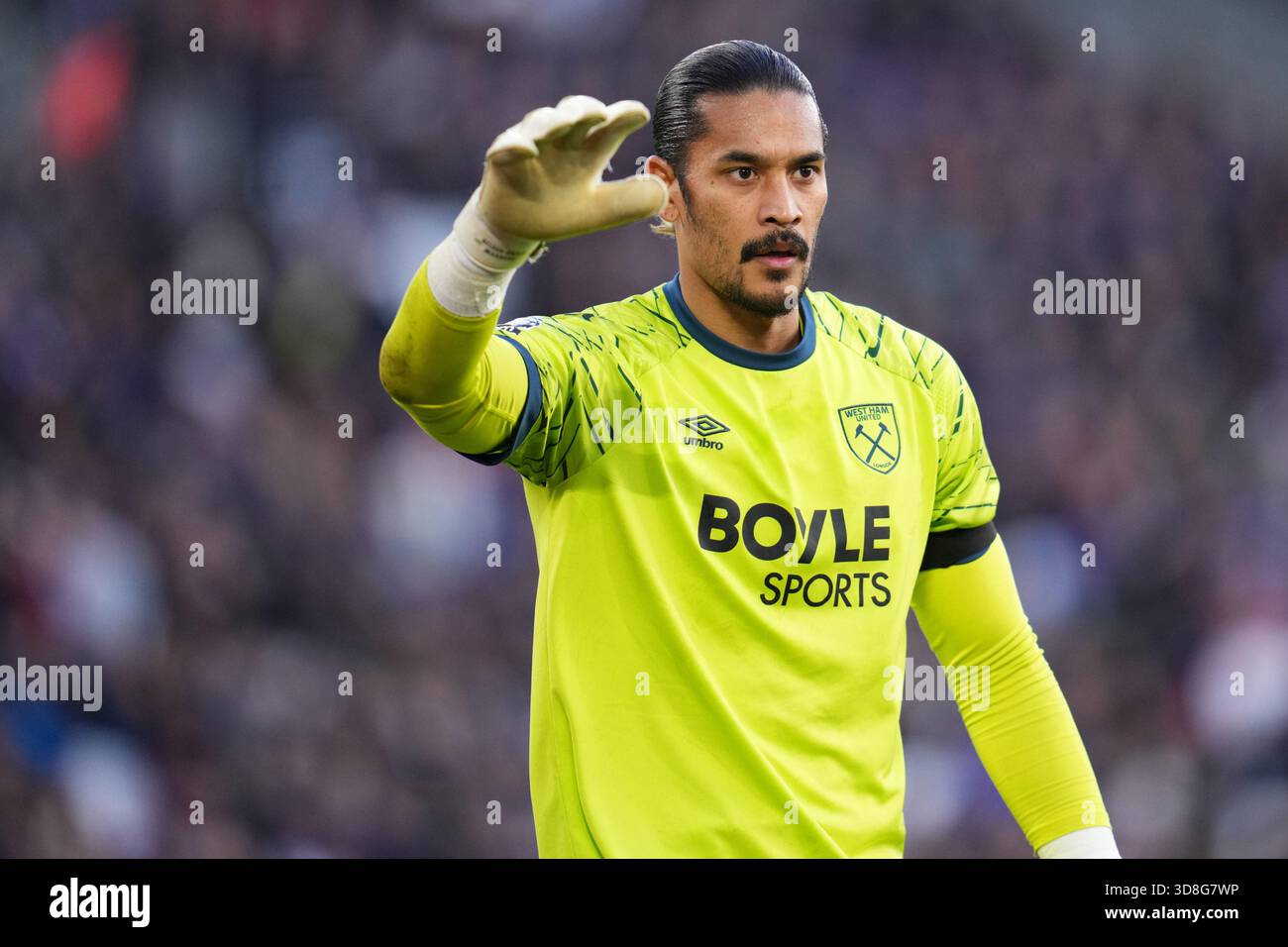 Alphonse Areola of West Ham United during the Premier League match West ...