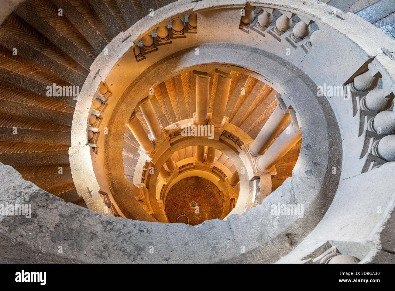 Italy - Caprarola - Palazzo Farnese - Looking down the magnificent ...