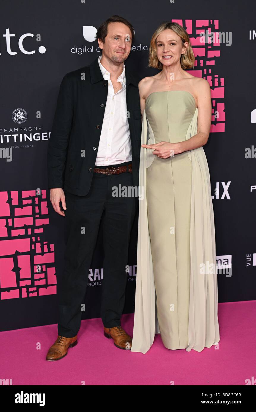 London, UK. November 30th, 2025. Tom Basden and Carey Mulligan ...