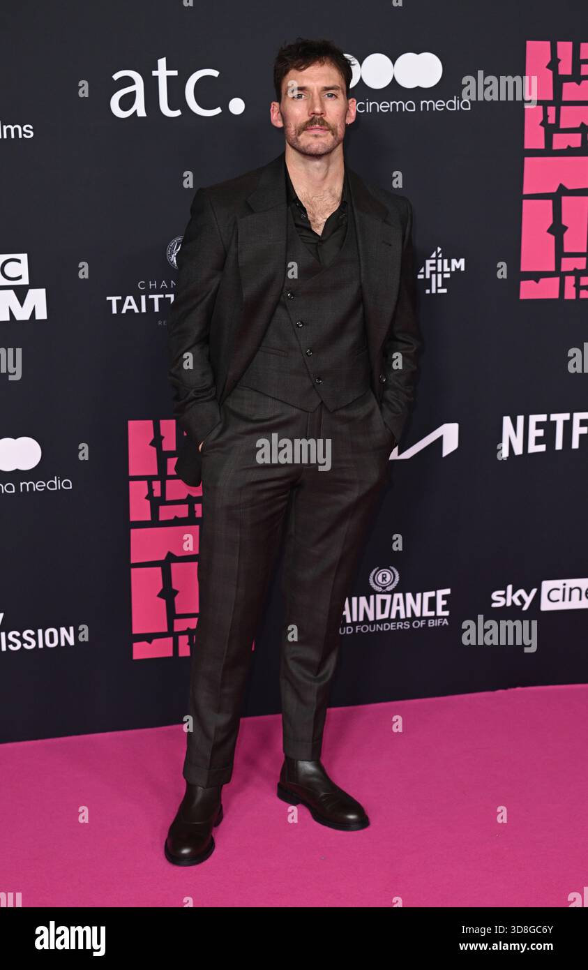 London, UK. November 30th, 2025. Sam Claflin attending the 28h British ...