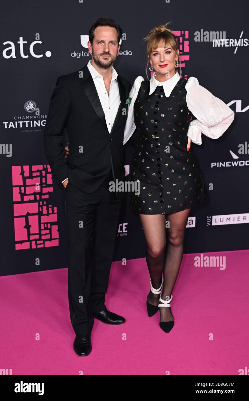 London, UK. November 30th, 2025. Dominic Tighe and Katherine Kingsley ...