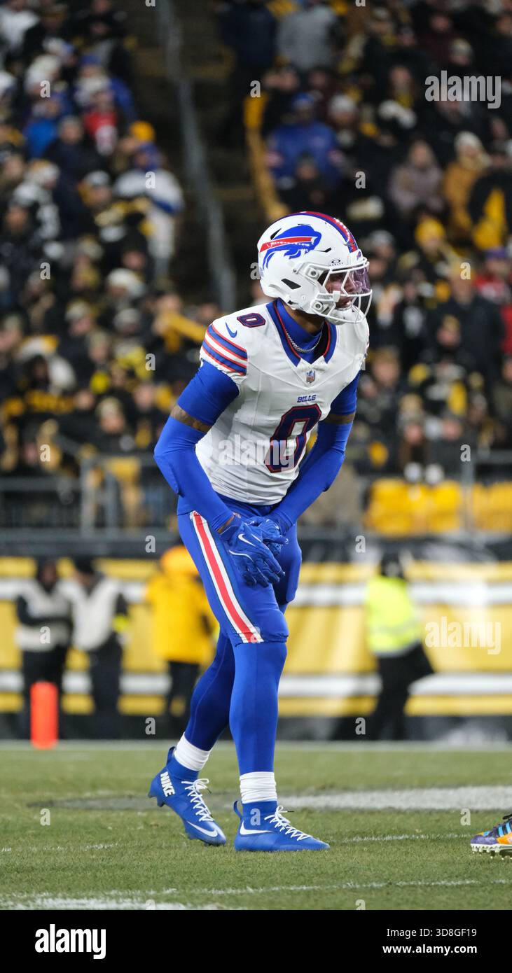 Nov 30, 2025: Keon Coleman #0 during the Pittsburgh Steelers vs Buffalo ...