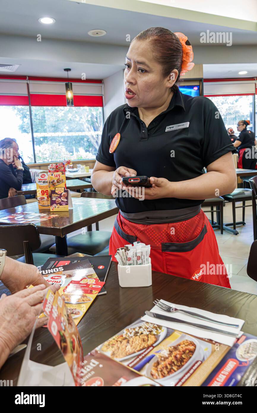 Waitress taking order menus hi-res stock photography and images - Alamy