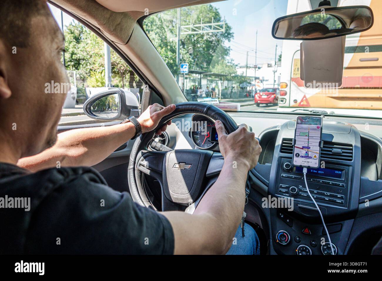 Mexico City Mexico,Benito Juarez,man male Uber driver,adult Hispanic ...