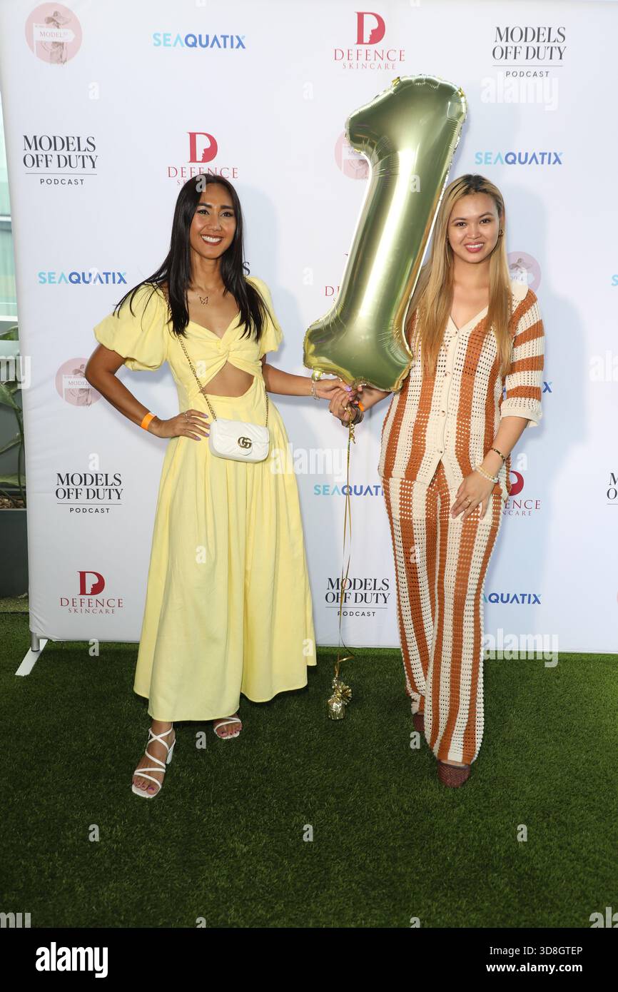 Sydney, Australia. 30th November 2025. Models Aprille Love and ...