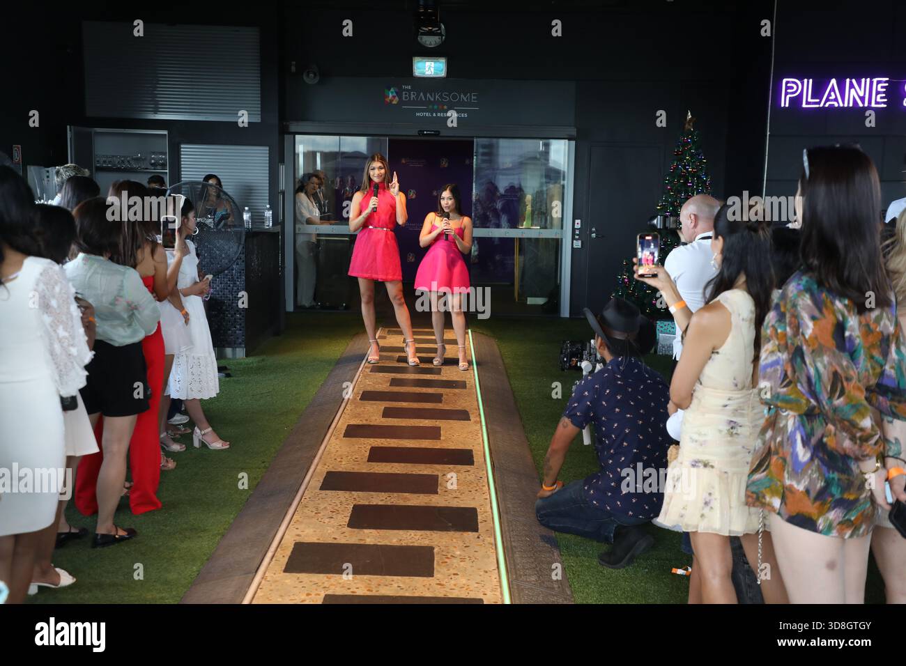 Sydney, Australia. 30th November 2025. Models Aprille Love and ...