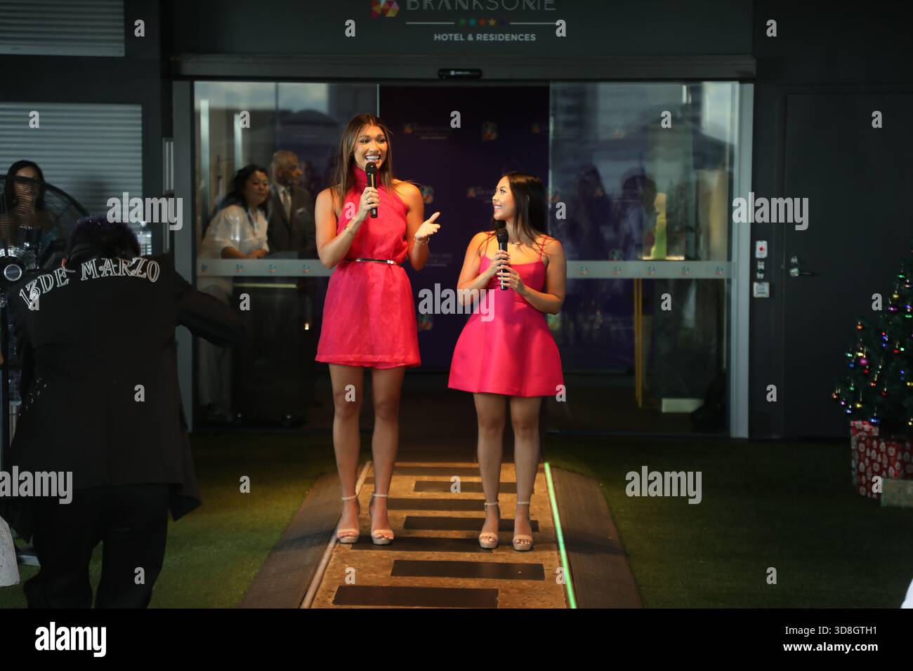 Sydney, Australia. 30th November 2025. Models Aprille Love and ...