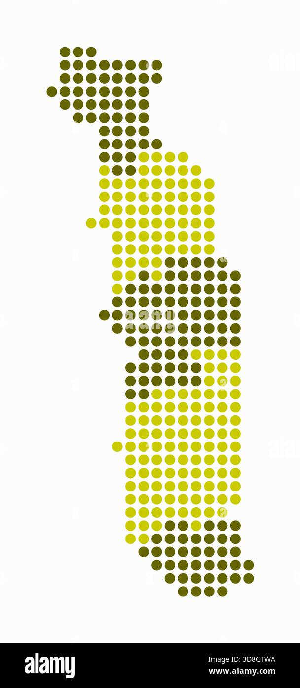 Dotted shape visual technology Cut Out Stock Images & Pictures - Alamy