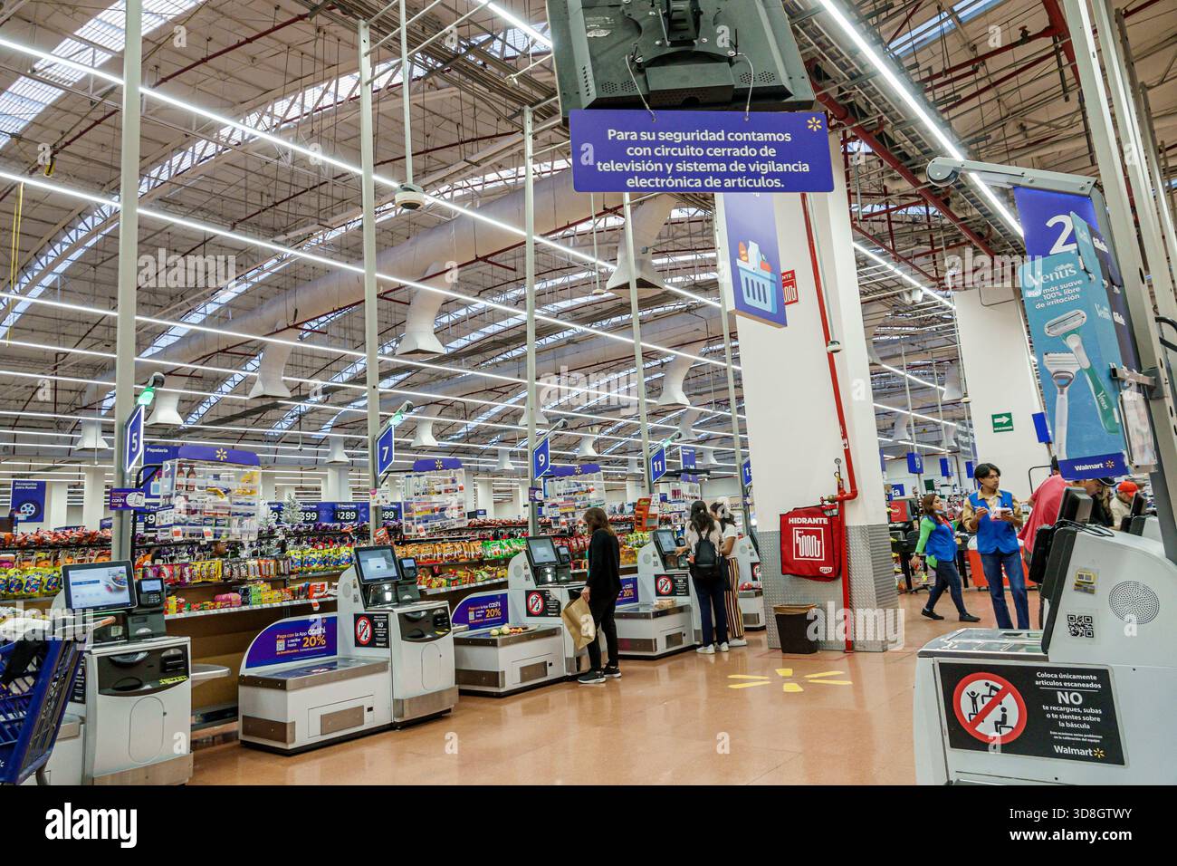 Mexico City Mexico,Benito Juarez,Walmart Universidad,inside interior ...
