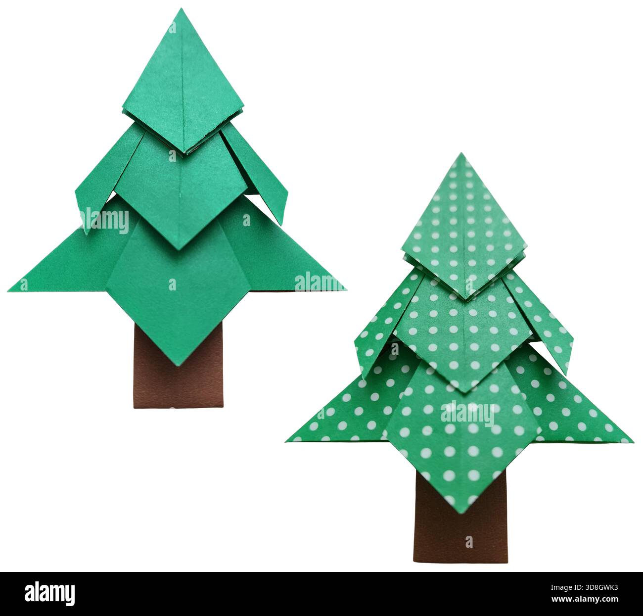Fir tree pattern paper Cut Out Stock Images & Pictures - Alamy