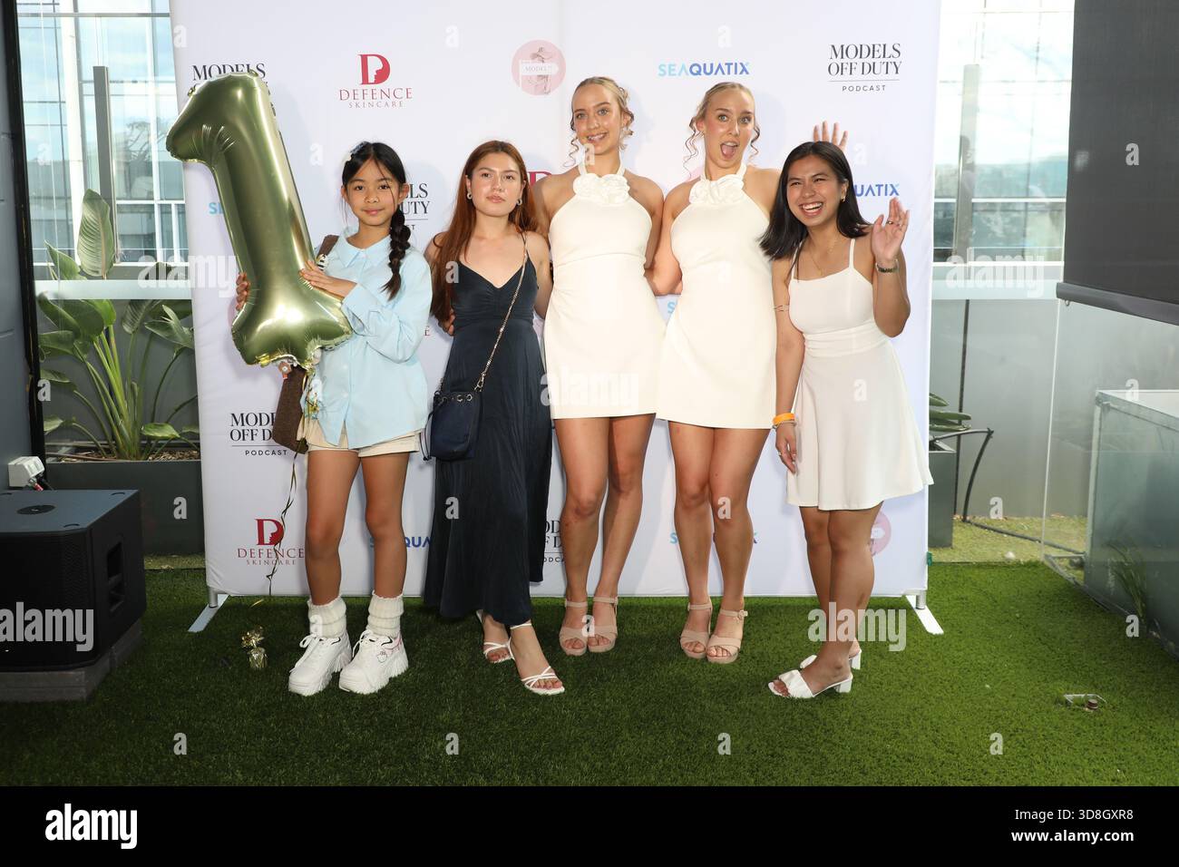 Sydney, Australia. 30th November 2025. Models Aprille Love and ...