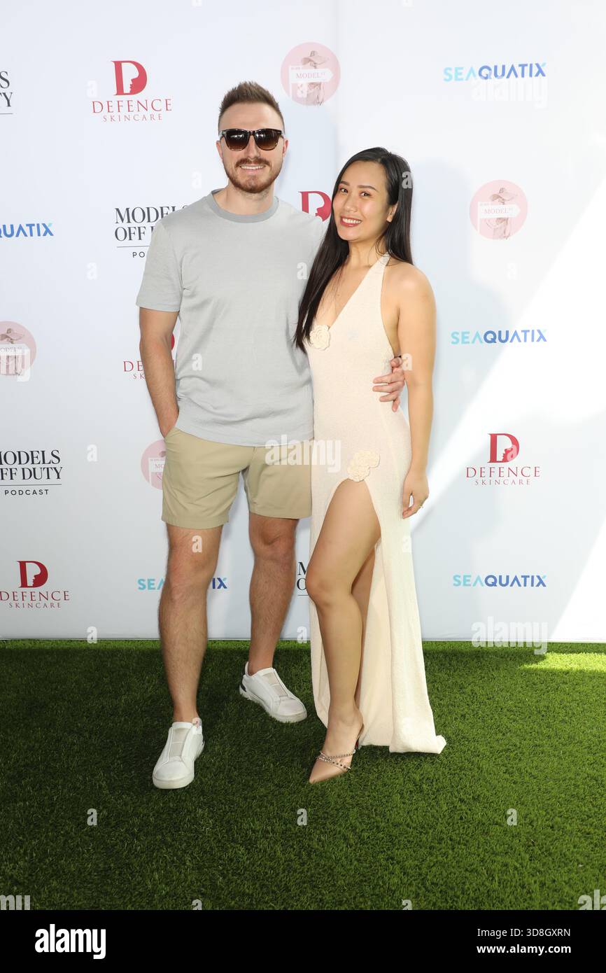 Sydney, Australia. 30th November 2025. Models Aprille Love and ...