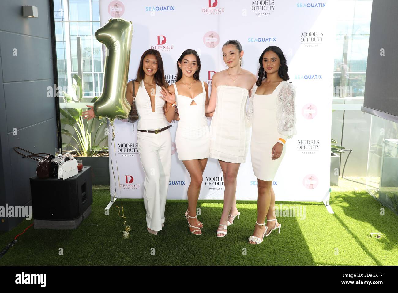 Sydney, Australia. 30th November 2025. Models Aprille Love and ...
