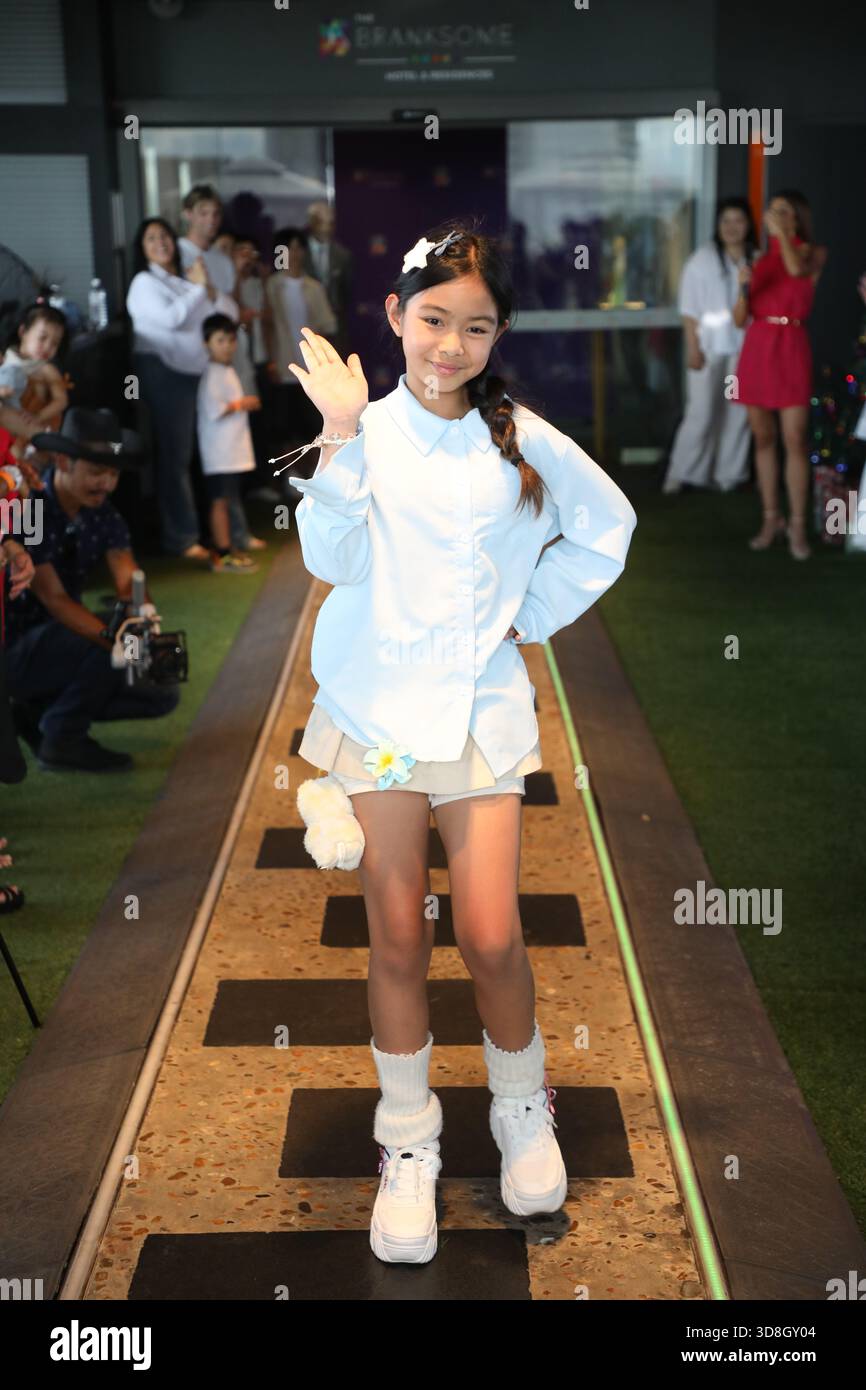 Sydney, Australia. 30th November 2025. Models Aprille Love and ...