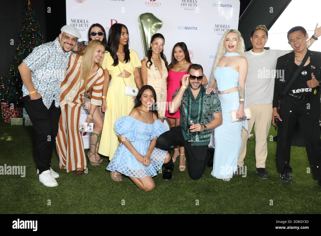 Sydney, Australia. 30th November 2025. Models Aprille Love and ...