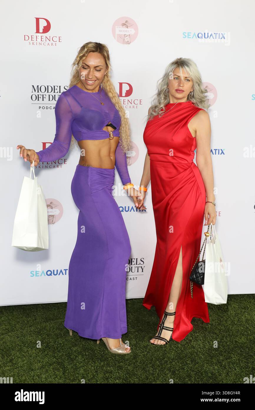 Sydney, Australia. 30th November 2025. Models Aprille Love and ...