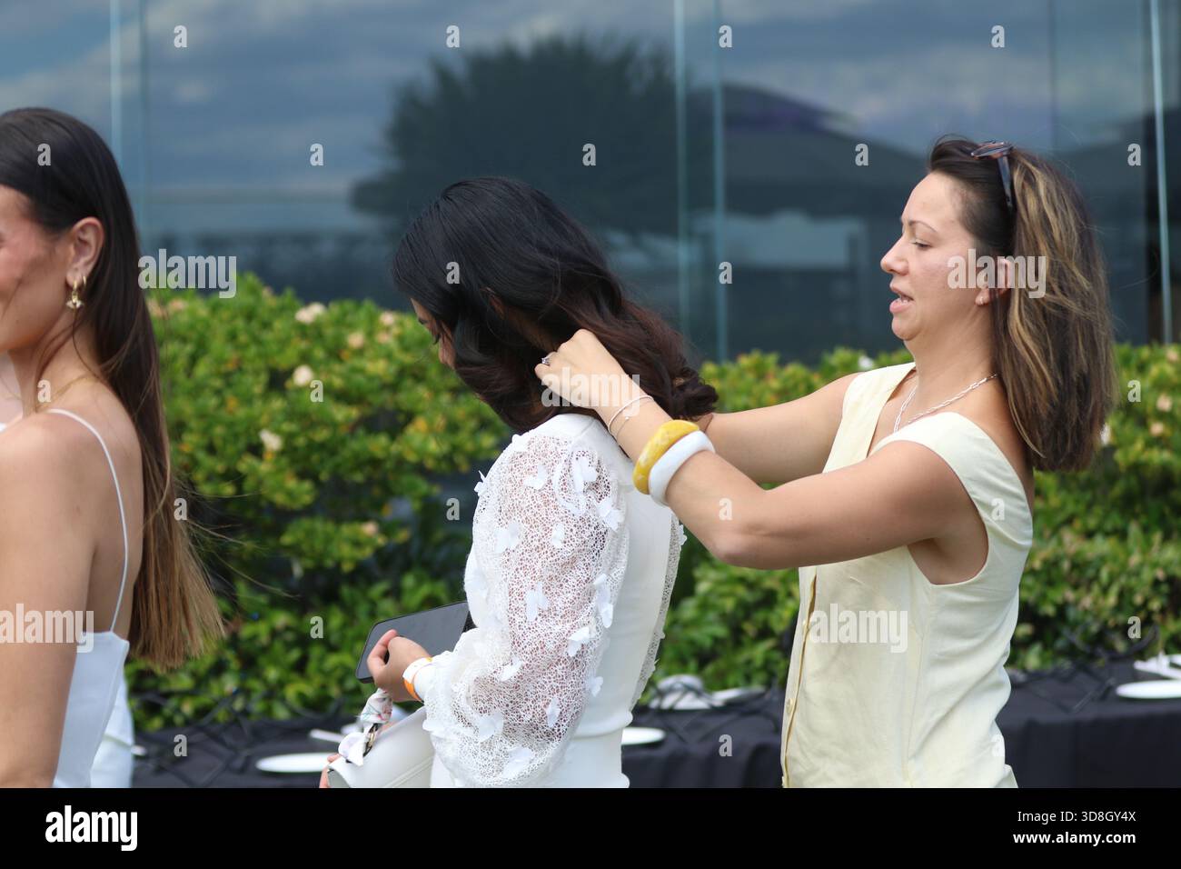 Sydney, Australia. 30th November 2025. Models Aprille Love and ...