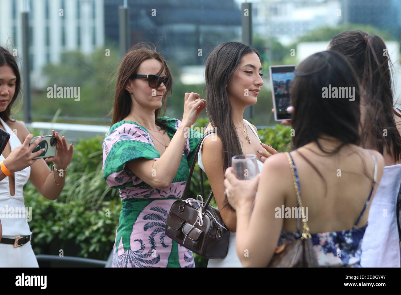 Sydney, Australia. 30th November 2025. Models Aprille Love and ...