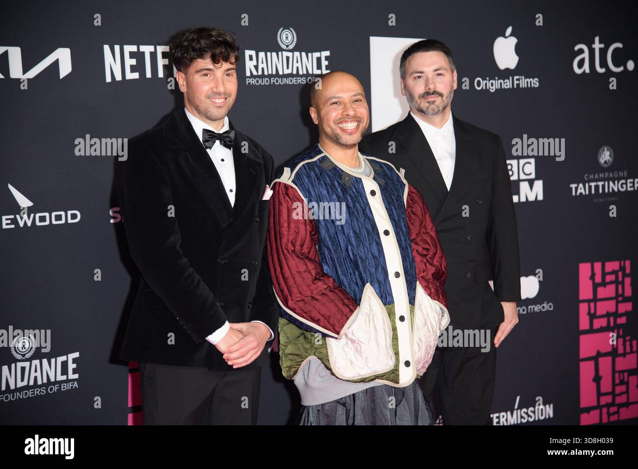 London, UK. 30 Nov, 2025. Pictured: (L-R) - Ben Jackson, Dean Atta and ...