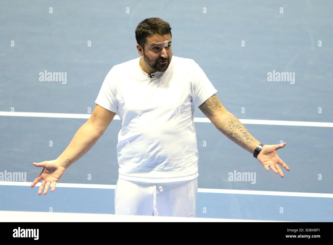 Janko Tipsarevic on the International Team Tennis Tournament Trophies ...