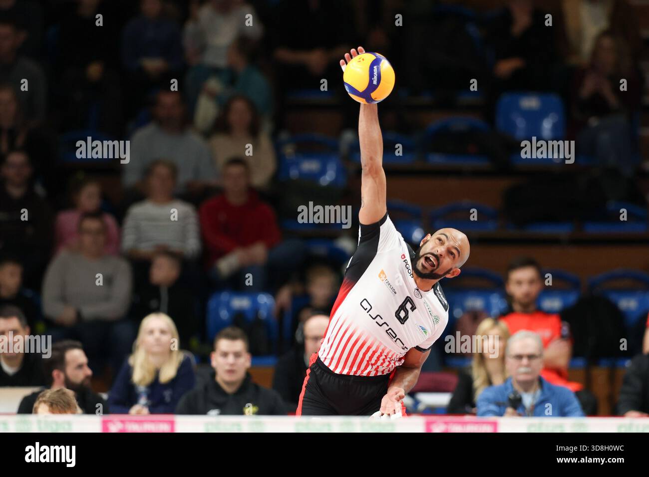 Danny Demyanenko of Asseco Resovia seen in action during the PlusLiga ...