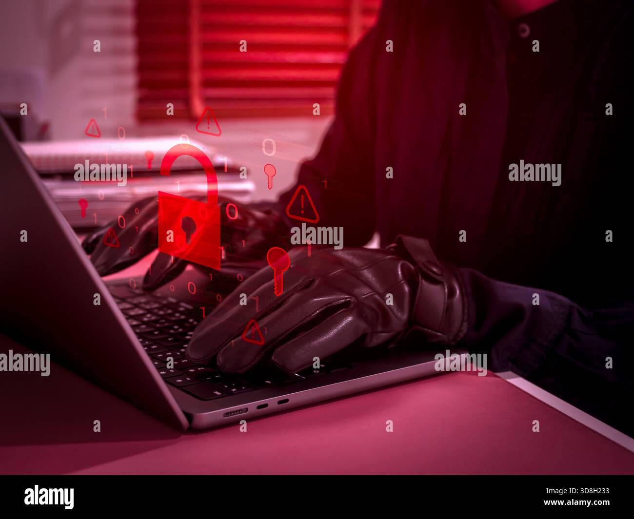 Hacking theft icon hi-res stock photography and images - Alamy