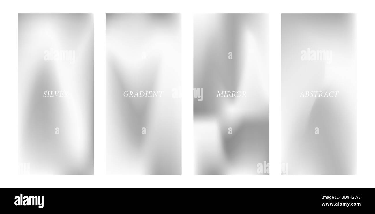 Silver mirror gradient. Luxury metallic phone bg. Platinum shine ...
