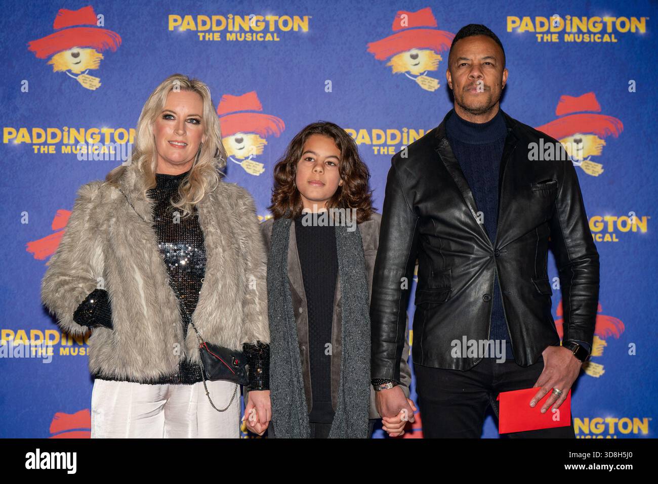 L-R Ceri Ann Gregory, guest and Michael Wildman seen arriving on the ...
