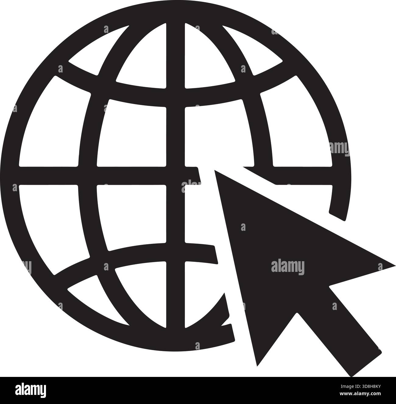 Globe network vector vectors Stock Vector Images - Alamy