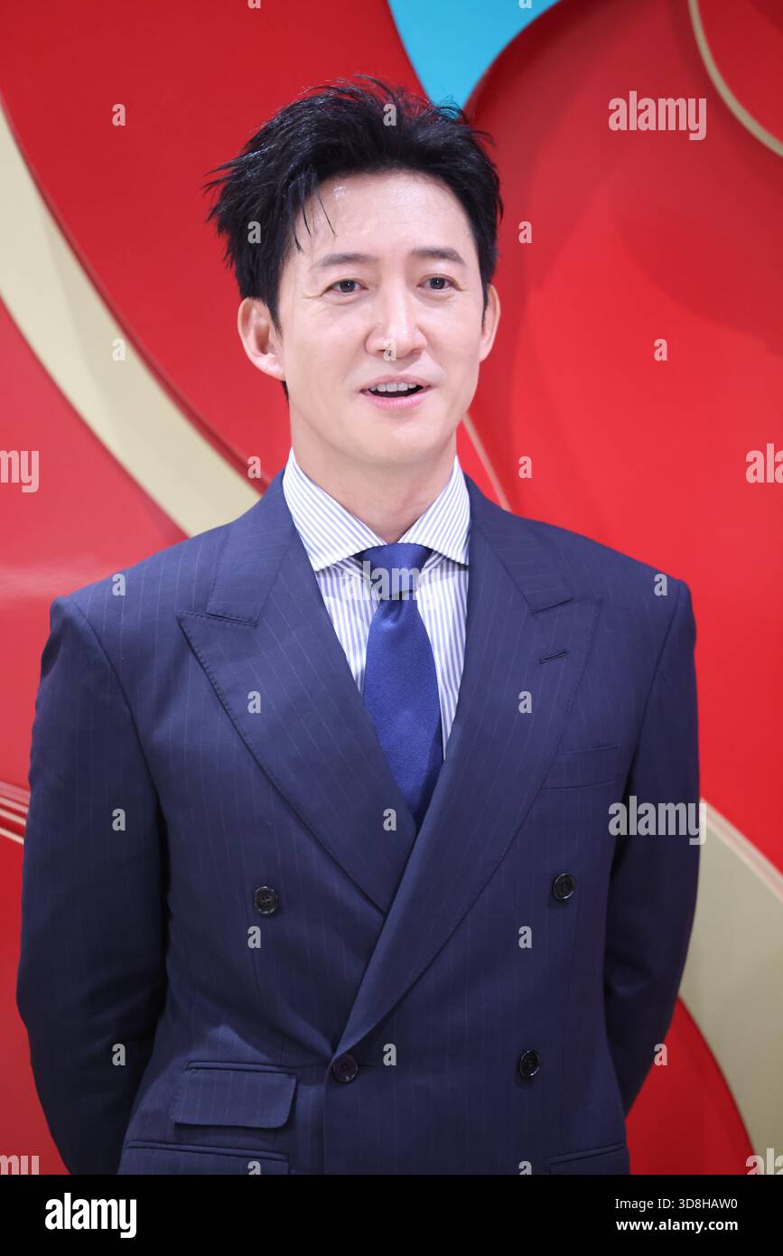 Chinese actor Wang Yang attends an activity in Shanghai, China ...
